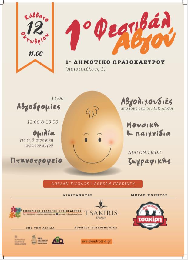 1ο Φεστιβάλ Αβγού στο Ωραιόκαστρο | RealOraiokastro